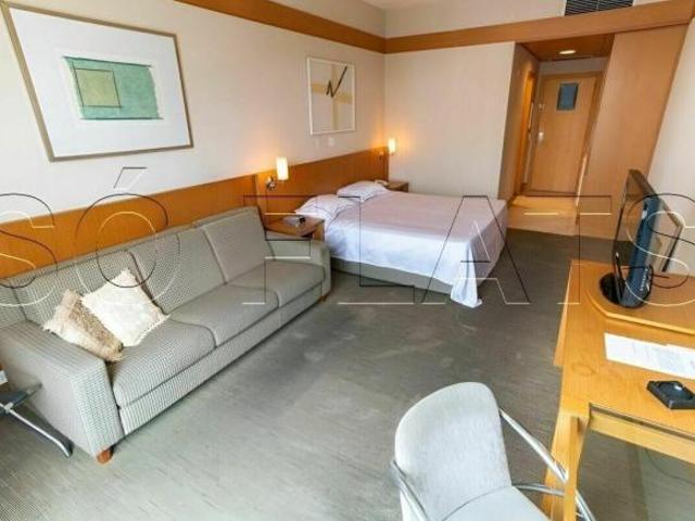 Flat Wyndham Nortel, disponivel para venda com 47m², 1 dormitório e 1 vaga