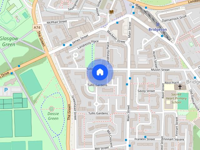 Flat 0/2 6 Tullis Gardens Glasgow G40 1AF
