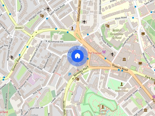 Flat 14 17 Park Place, Clifton, BRISTOL, BS8