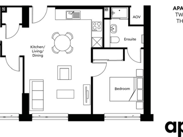 Flat 1204, 3 Blucher Street, Apo at The Holloway
