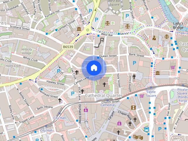 Flat 1, 4 Paradise Square, Sheffield, S1 2PE