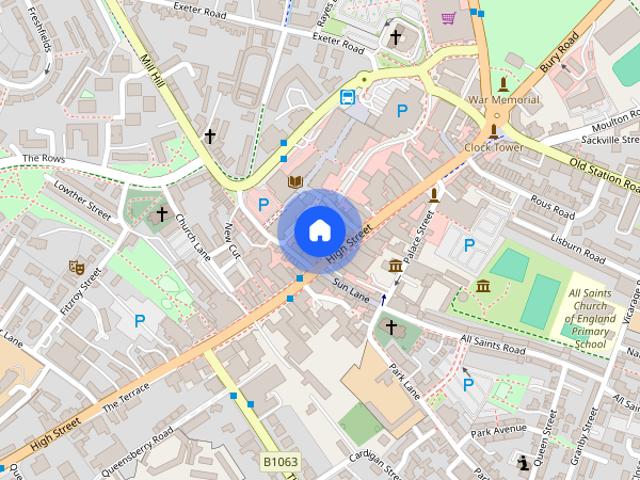 Flat 1, 88 High Street, Newmarket, CB8 8JX