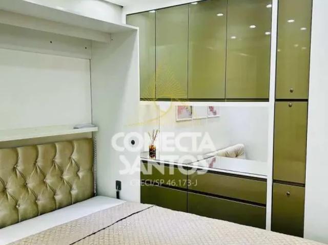 Flat 1 dorm Centro São Vicente R$290 mil, Cod: 894