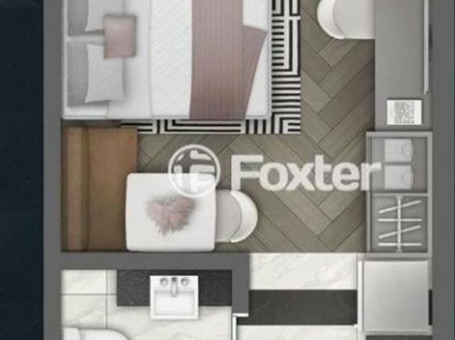 Flat, 1 dormitórios, 23 m², em Petrópolis