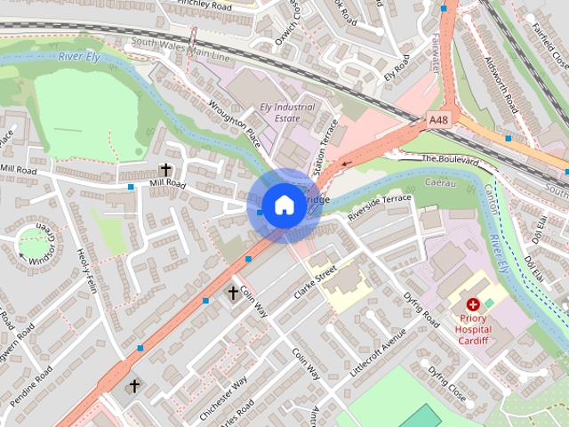 Flat 1 Riverview Court 2 Cowbridge Road West, Ely Bridge, Cardiff