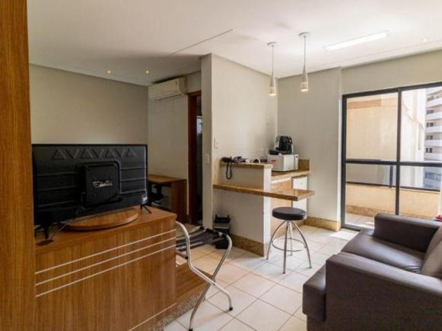 Flat 27m² no Sun Square Suítes Hotel — Setor Oeste | 1 Quarto
