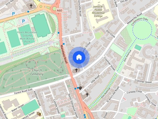 Flat 2 3 Chestnut Grove, Nottingham, NG3 5AD