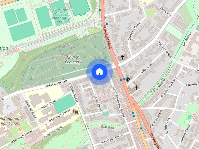 Flat 2, 15 Forest Road East, Nottingham, NG1 4HJ