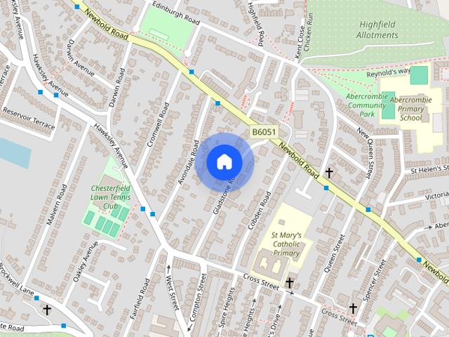 Flat 2 26 Gladstone Road, Chesterfield, Derbyshire