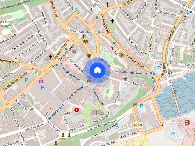 Flat 3, 17 Rendezvous Street, Folkestone, CT20 1EY