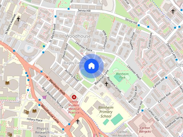 Flat 3, 9 Blenheim Square, Leeds, LS2 9AR