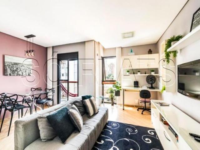 Flat 55m² à venda no Jardim Paulista | Suíte, 2 vagas e lazer completo