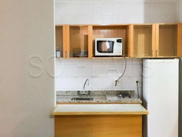 Flat 52m² com 2 dormitórios e serviços na Vila Olímpia próximo à Faria Lima e JK Iguatemi Descrição