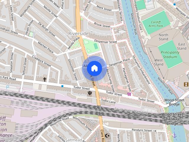 Flat 5, Clare Street, Cardiff