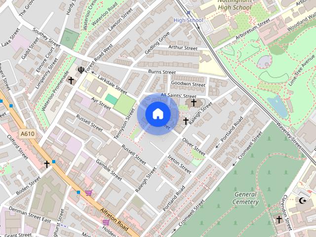 Flat 6, Tudor Court, Walter Street, Arboretum, Nottingham, NG7 4GD