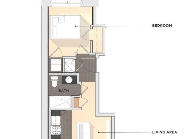 Flats on Howard Studio Apartment for Rent at 2211 Howard St, Omaha, NE 68102 Park East