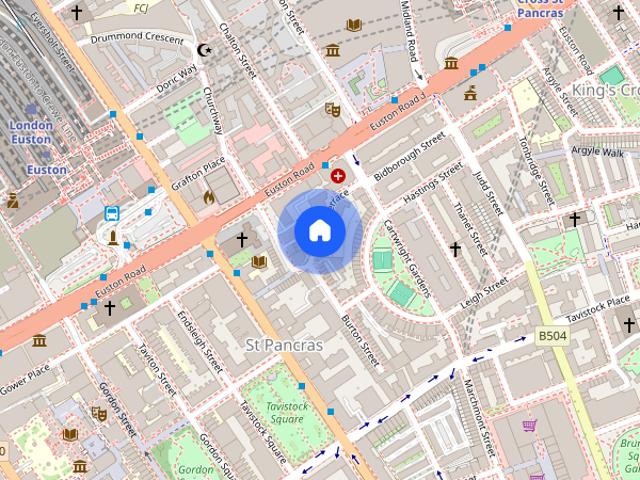 Flaxman Terrace, Bloomsbury, London, WC1H