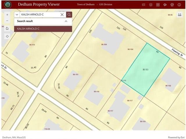 Fleming St, Dedham, Plot For Sale