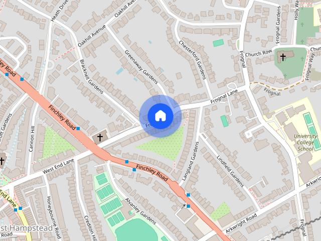 Frognal Lane, Hampstead, London, NW3