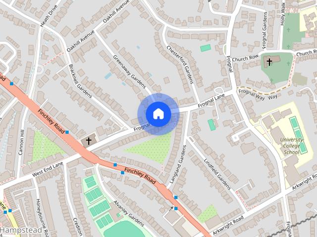 Frognal Lane, Hampstead, London, NW3
