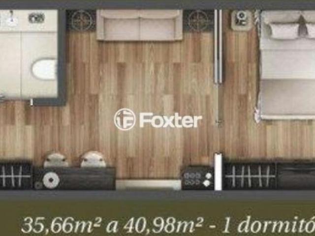 Fração Imobiliária, 1 dormitórios, 35.61 m², em Av. Central