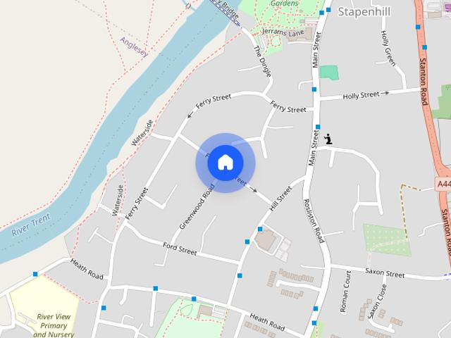 Frederick Street, Burton On Trent, Staffordshire, DE15