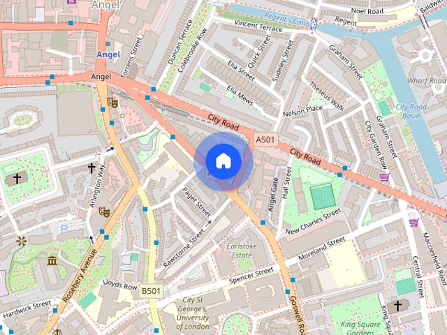 Fredericks Row, Angel Southside, EC1V