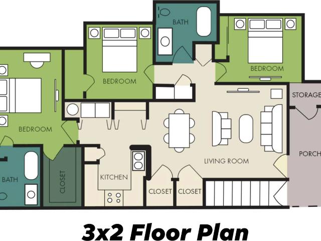 Freeport Oaks Apartments 3 Bedroom Apartment for Rent at 1702 Skinner St, Freeport, TX 77541