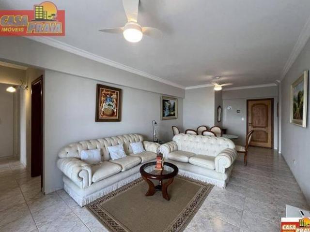 Frente ao mar apartamento 2 quartos mobiliado 03 sacadas 92 m² por R$ 420.000 Vera Cruz Mongaguá
