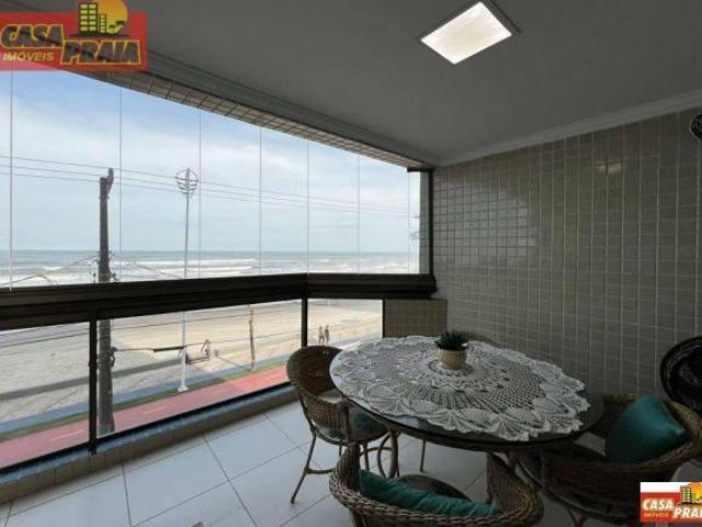 Frente ao Mar com Vista! Apartamento 3 quartos, 85 m² por R$ 489.000 Centro Mongaguá/SP