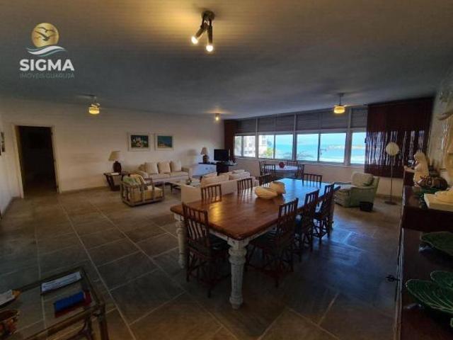 Frente mar Apartamento à venda com 4 dormitórios 2 vagas Pitangueiras Guarujá/SP