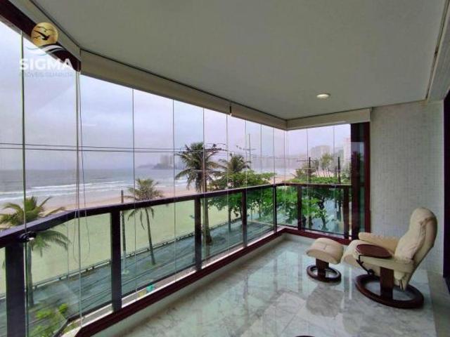 Frente mar Apartamento à venda com 4 dormitórios Condomínio com lazer 2 vagas Pitangueiras