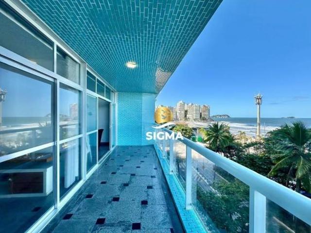 FRENTE MAR Apartamento com 4 dormitórios 3 Suítes à venda, 180 m² por R$ 1.150.000 Pitangueiras