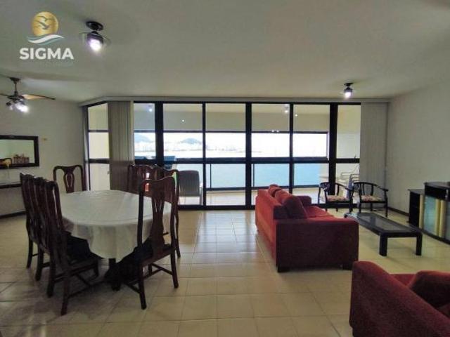 Frente mar Apartamento com 3 suítes Condomínio com lazer 2 vagas Jardim Astúrias Guarujá/S