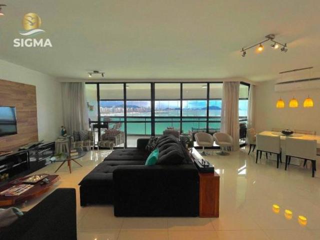 Frente mar Apartamento de luxo à venda com 3 suítes Condomínio com lazer 2 vagas Jardim Astú