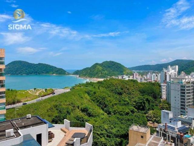 Frente mar Cobertura à venda com 3 suítes Condomínio com piscina e churrasqueira 3 vagas Jar