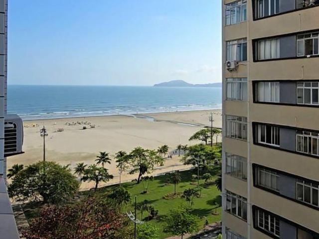 Frente Mar Reformado Gonzaga 2 Quartos 1 Vaga Santos SP Venda
