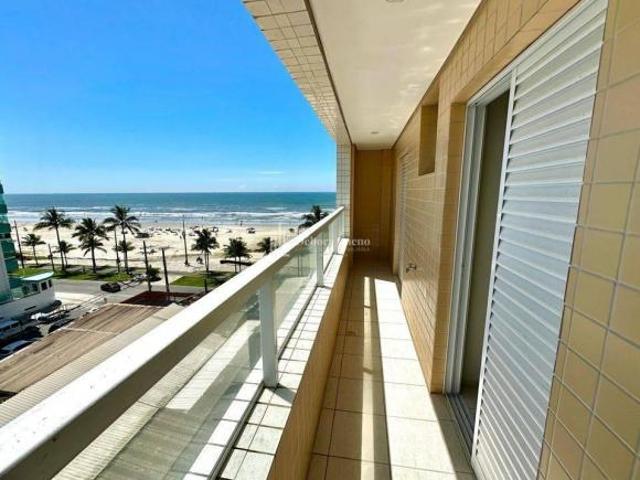 Frente mar ! Vista Mar,2 Dormt Suíte C/Varanda Gourmet, 218 Mil de entrada, Lazer Show