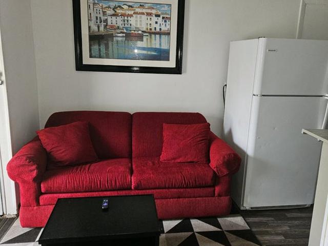 Freshly painted, spacious, furnished studio