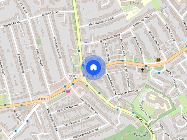 Friern Barnet Road, Observatory Court, N11