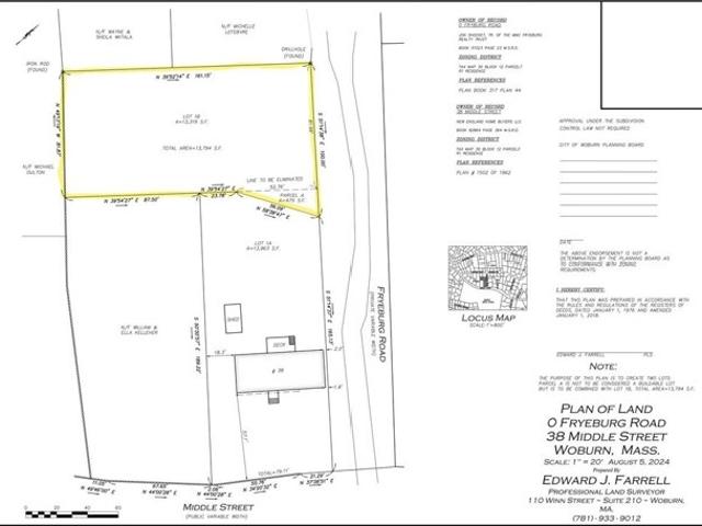 Fryeburg Rd, Woburn, Plot For Sale