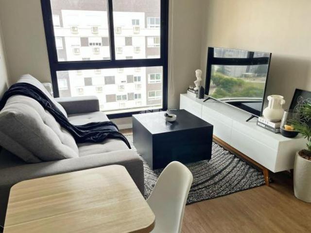 FWD 1 dormitório mobiliado com suite e 02 vagas cobertas Central Parque