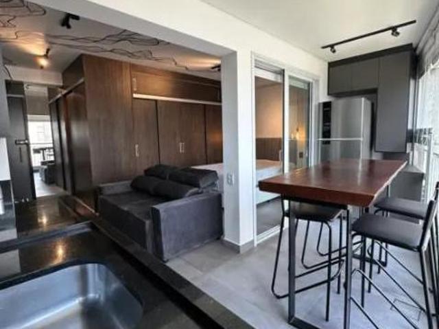 Agradável apartamento para venda em Pinheiros com 1 quarto, sendo 1 suíte, 25m² remaxfront#1EZWC