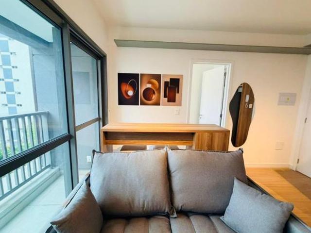 Funcional studio para venda em Indianópolis com 1 quarto, sendo 1 suíte, 34m² mutida#OZYLG