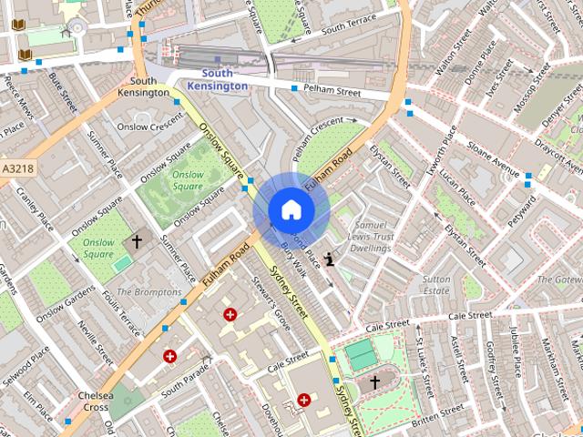 Fulham Road, Chelsea, London, Uk, SW3