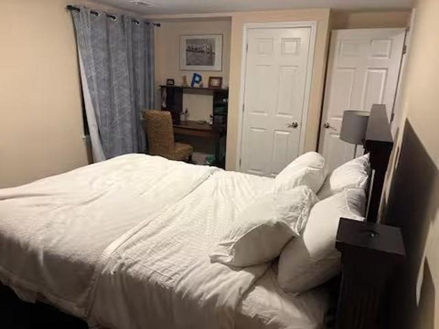 Full basement with BR & brand new bathroom with al