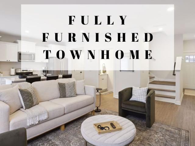 Fully Furnished 3 Bedroom Town Home