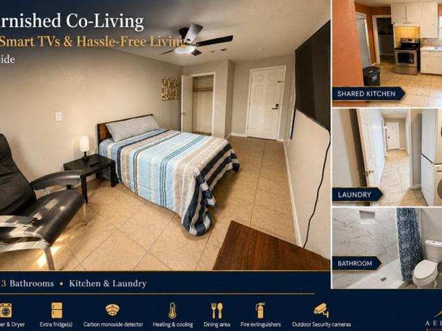 Fully Furnished CoLiving | Fast WiFi, Smart TVs &