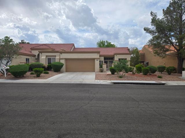 Fully Furnished single story 2 bed 2 bath 2 car incredible view of golf course! 55+ community