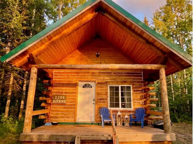 Fully Furnished. Pet Friendly Alaska Log Cabin